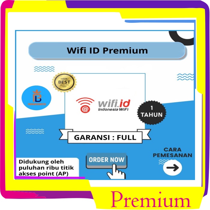 Jual Promo Murah Wifi Id Premium Private Indonesia Wifi Dijamin Garansi ...