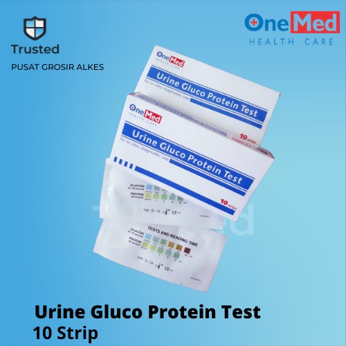 Jual Urine Gluco Protein Test Alat Tes Gula Glukosa Protein Urin 10 ...