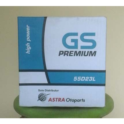 Jual aki gs astra 55D23L 60ah 12v aki basah yuasa incoe rocket nagoya | Shopee Indonesia
