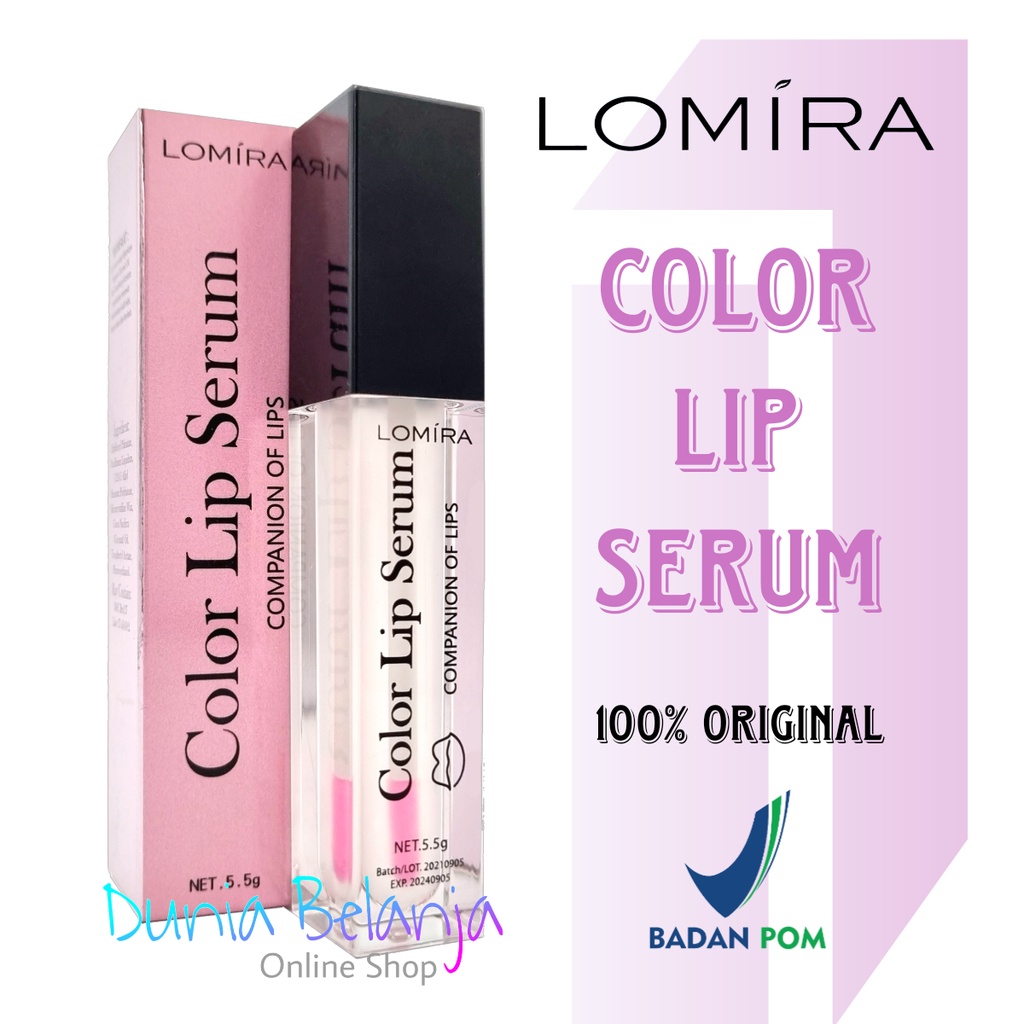 Jual LOMIRA LIP SERUM COLOR - TERDAFTAR BPOM - COLOR LIP SERUM - SERUM ...