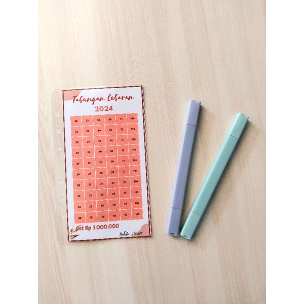 Jual saving challenge laminate satuan | Shopee Indonesia