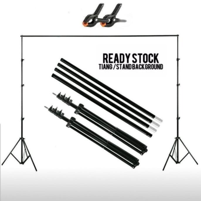 Jual Stand Tiang Backdrop Foto Studio Foto Booth Photobooth Free Klip ...