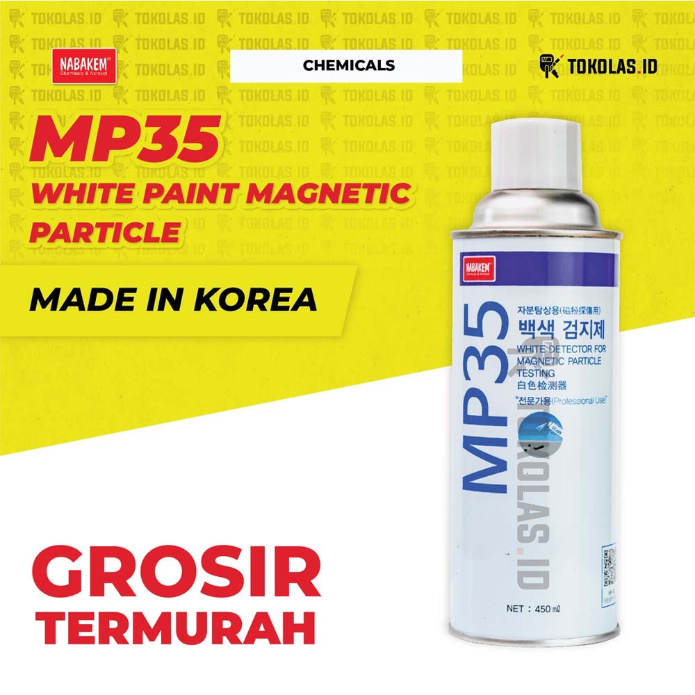 Jual Nabakem MP 35 White Magnetic Particle Testing White Paint MP35 ...