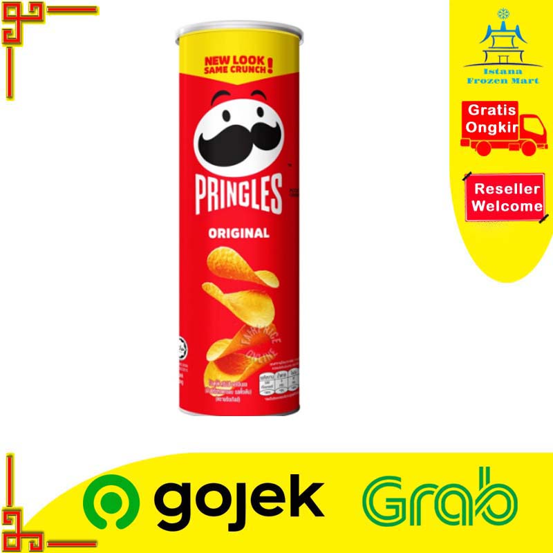Jual Keripik Kentang Potato Chips Rasa Original 107 Gram - PRINGLES ...