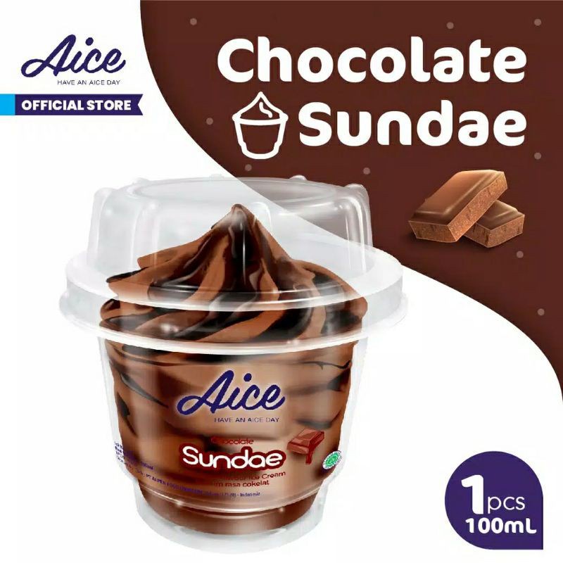 Jual Chocolate Sundae Cup - AICE | Shopee Indonesia