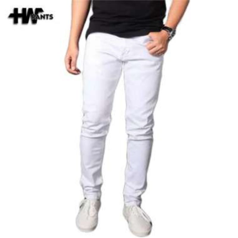 Jual Celana putih pria Laaagiii trendiiii//bayar ditempat//paling laris ...