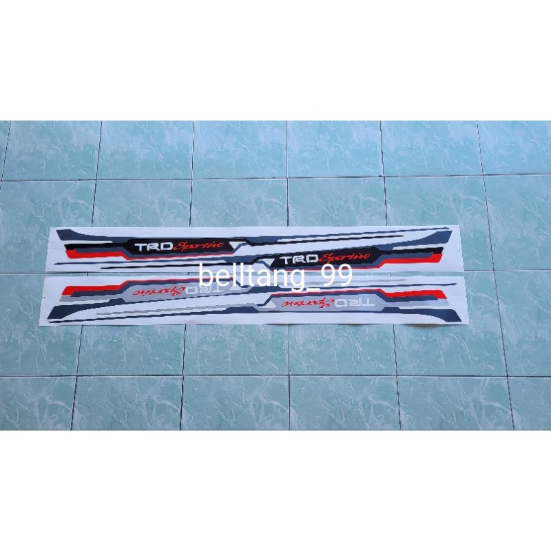 Jual Stiker List Body Yaris / Sticker Yaris / Stiker Trd yaris / Stiker ...