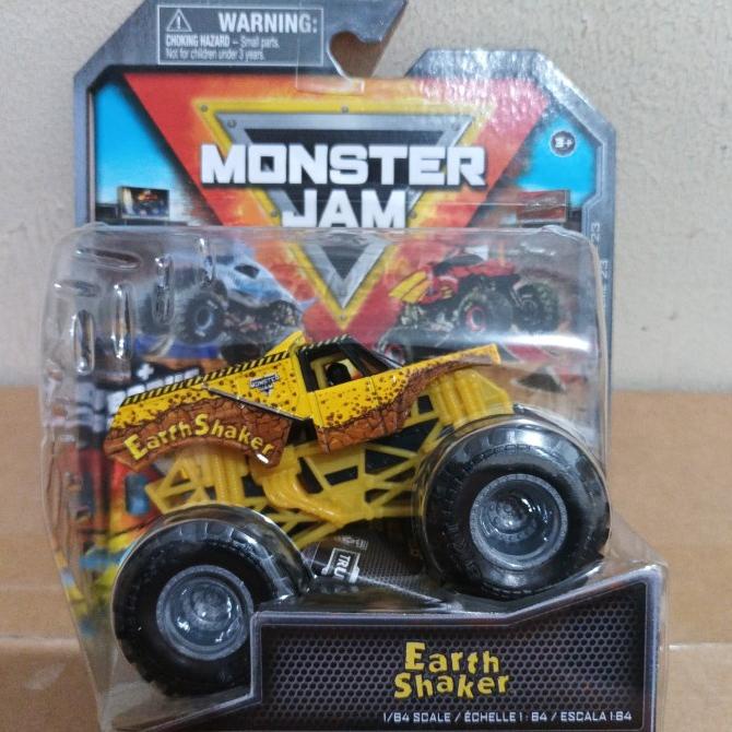 Jual Monster Jam 1:64 Earth shaker original by spin master | Shopee ...