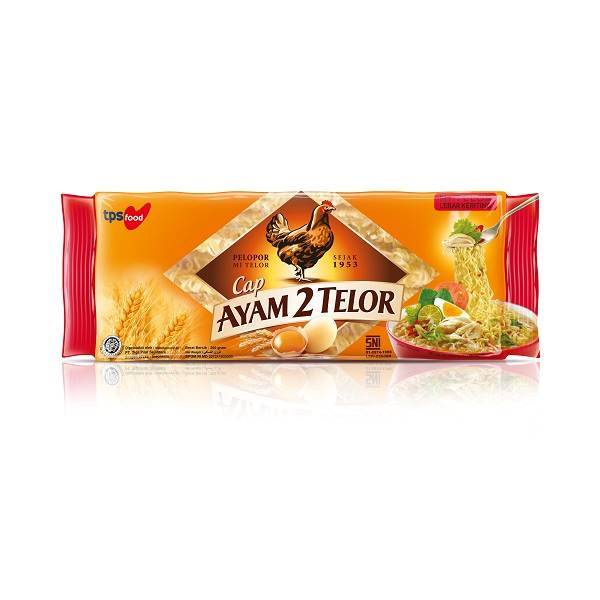 Jual AYAM 2 TELOR MIE TELOR LEBAR KERITING 200 GR | Shopee Indonesia