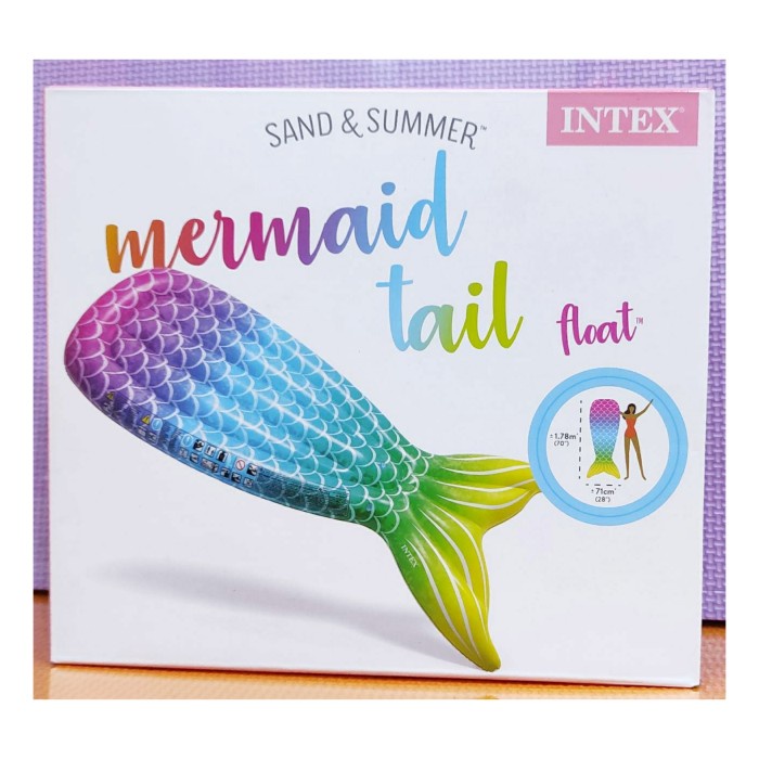 Jual Intex 58788 Mermaid Tail Float / Pelampung Renang Floatis | Shopee ...