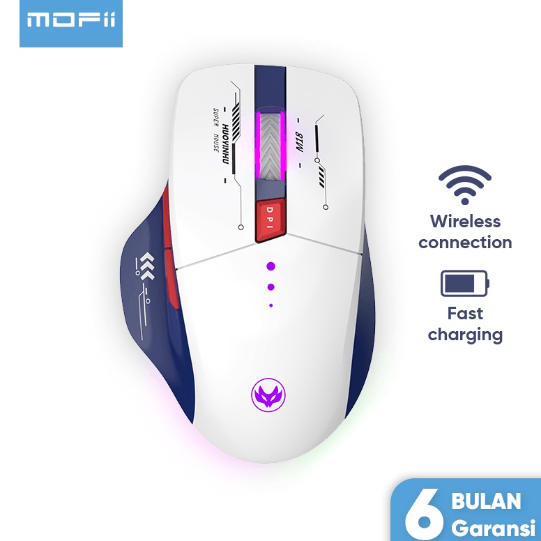 Jual Harga Bersahabat| MOFii Mouse Wireless Gaming Rechargeable Baterai ...
