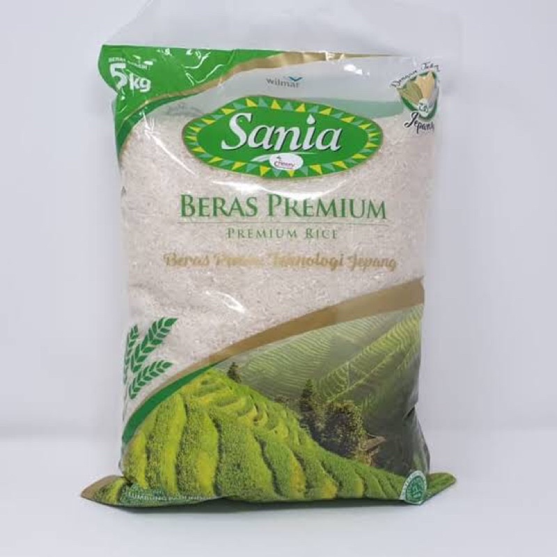Jual SANIA BERAS PREMIUM 5 KG RICE PULEN PADI | Shopee Indonesia