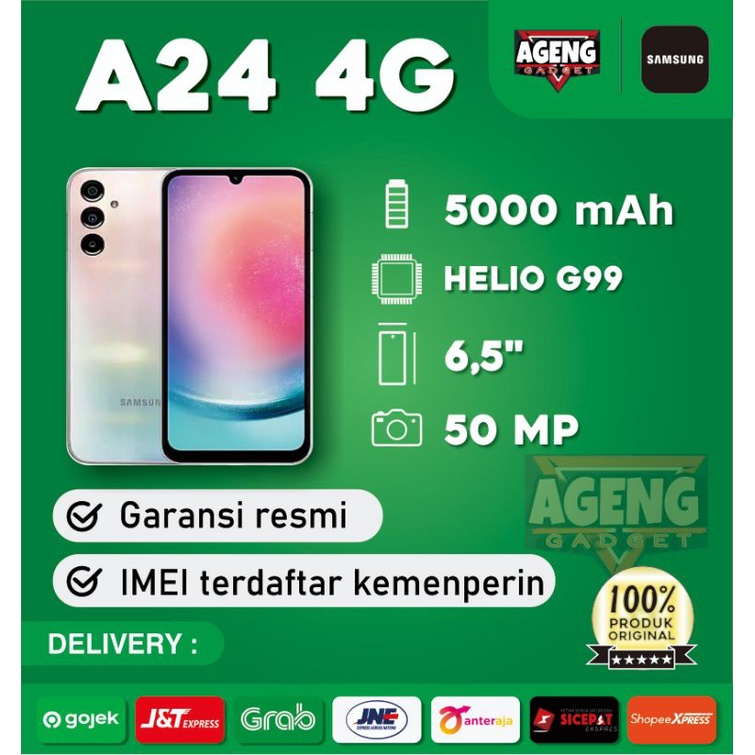 Jual Samsung a24 4G 8/128 Garansi Resmi SEIN 100% Original | Shopee Indonesia