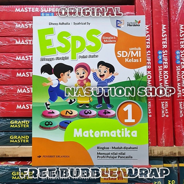 Jual Terlaris Buku Esps Matematika Untuk Kelas 1 Sd/Mi Erlangga Kurikulum Merdeka | Shopee Indonesia