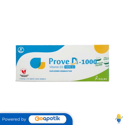 Jual PROVE D3 1000 IU BOX 30 TABLET | Shopee Indonesia