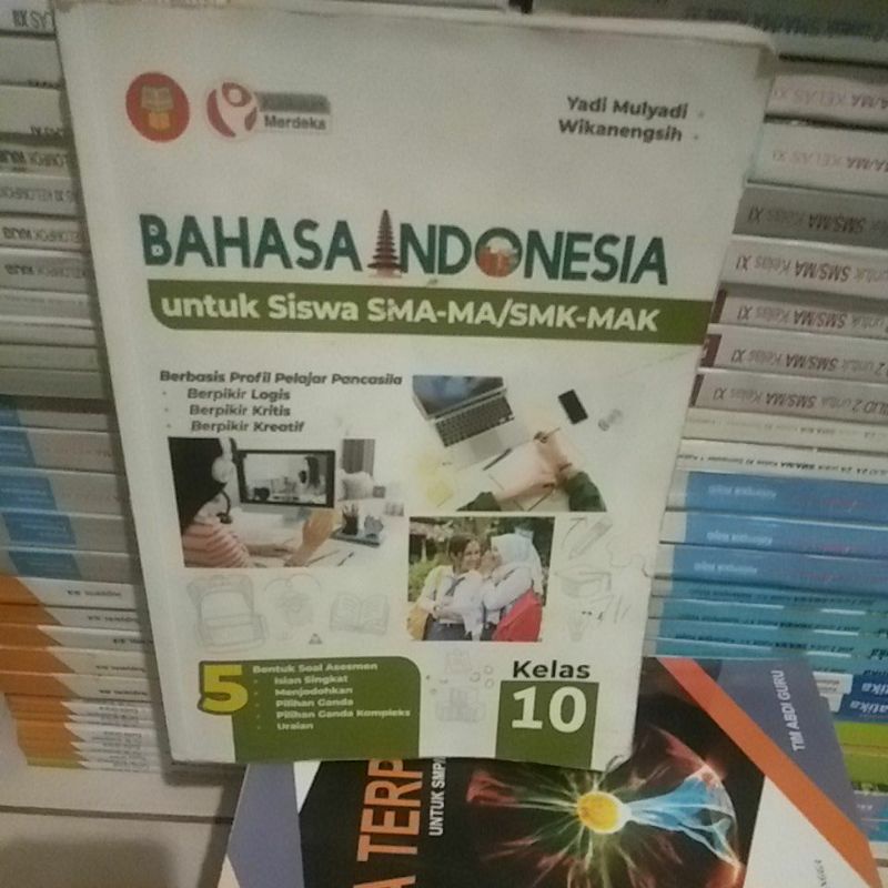 Jual buku bahasa Indonesia untuk SMA kelas 10 kurikulum merdeka ...