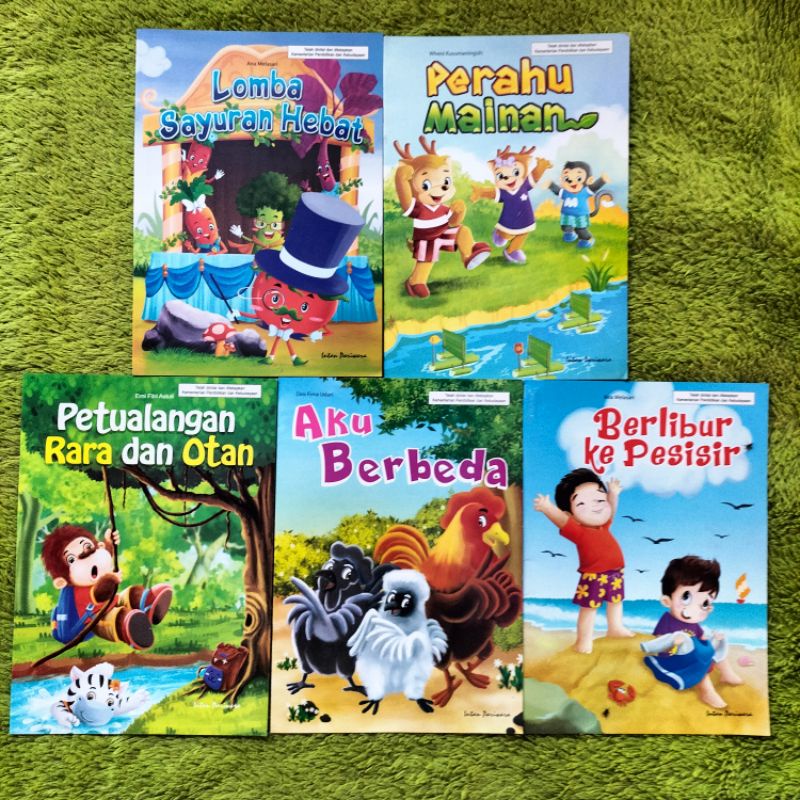 Jual ORIGINAL BUKU CERITA ANAK DAN DONGENG PERAHU MAINAN LOMBA SAYURAN ...