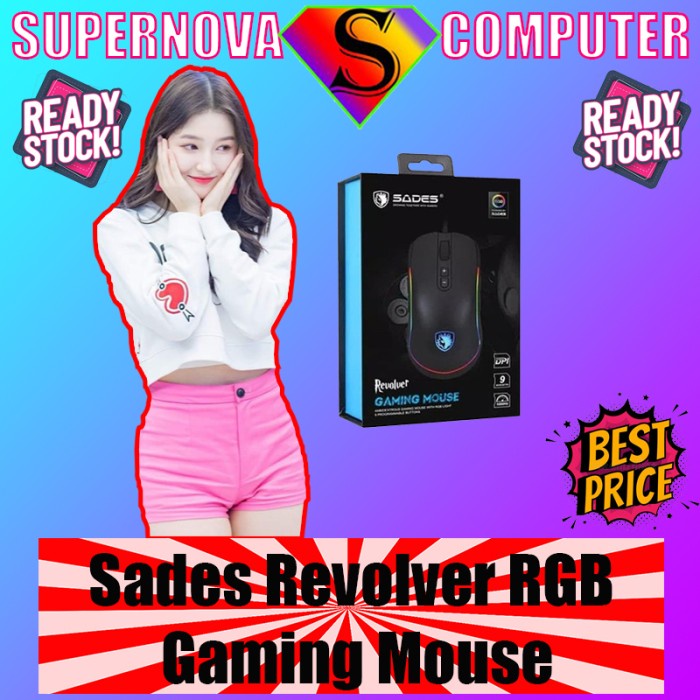 Jual Sades Revolver RGB Gaming Mouse | Shopee Indonesia
