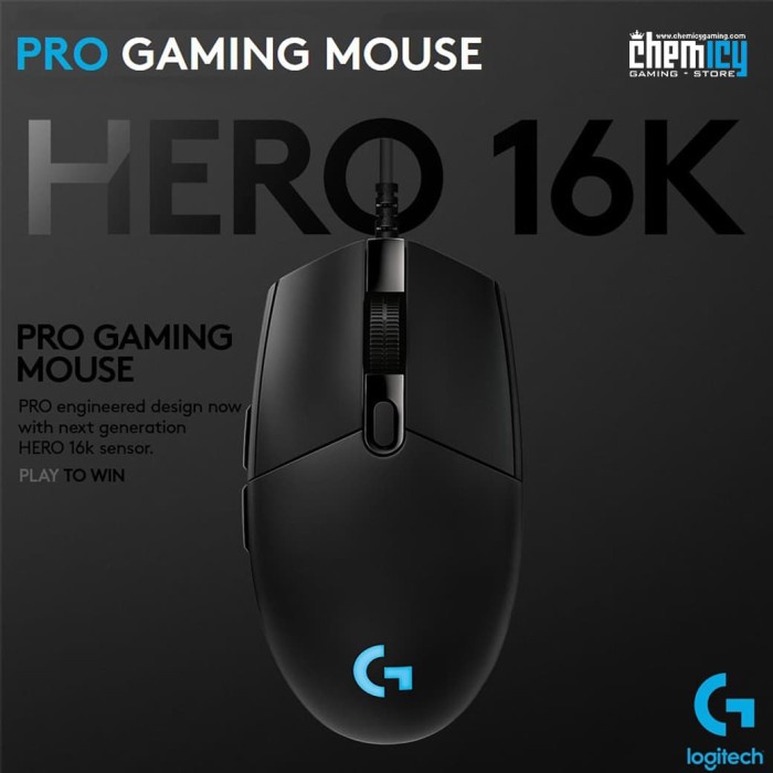 Jual Logitech G Pro Hero 16k Gaming Mouse | Shopee Indonesia