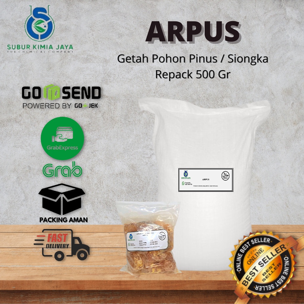 Jual ARPUS / Getah Pinus / Siongka 500 gr | Shopee Indonesia