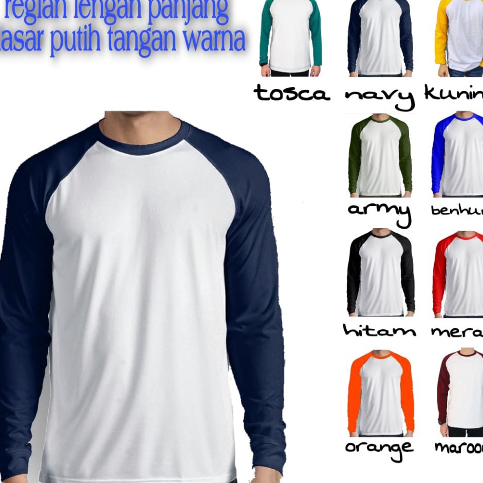 Jual SHOPEE MALL Kaos polos - Kaos Raglan polos pria lengan panjang ... Jual SHOPEE MALL Kaos polos - Kaos Raglan polos pria lengan panjang ...