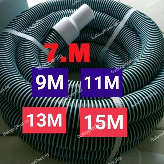Jual Creategardenjob Vacuum Hose 7M 9M 11M 13M 15M Selang Vakum Kolam Renang Aquifer Terbaik ...