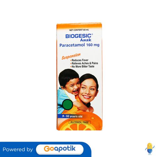 Jual BIOGESIC ANAK SIRUP 60 ML | Shopee Indonesia