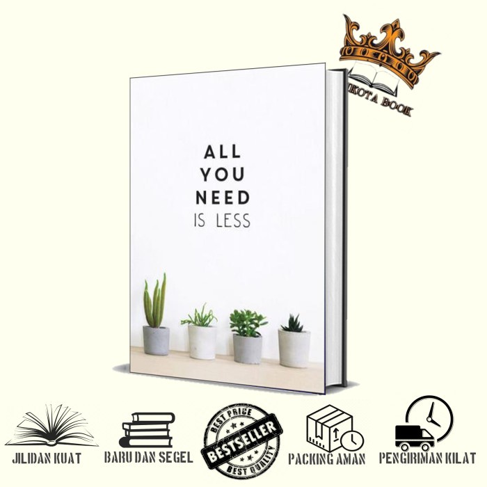 Jual Buku All You Need is Less by Vicki Vrint ( English / Indonesia ...