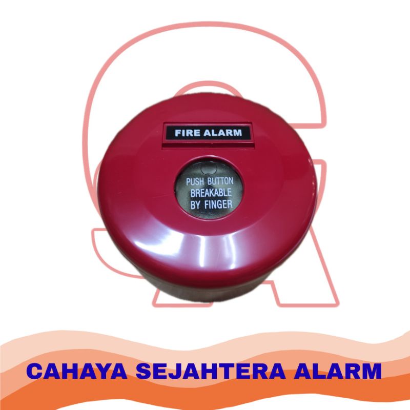 Jual Fire Alarm Manual Call Point Push Button Hong-Chang HC-1W Dengan ...