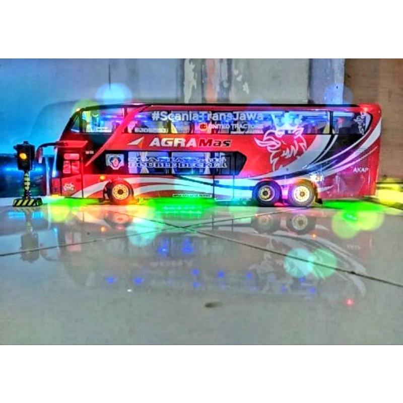 Jual Miniatur bus BASURI viral | Shopee Indonesia