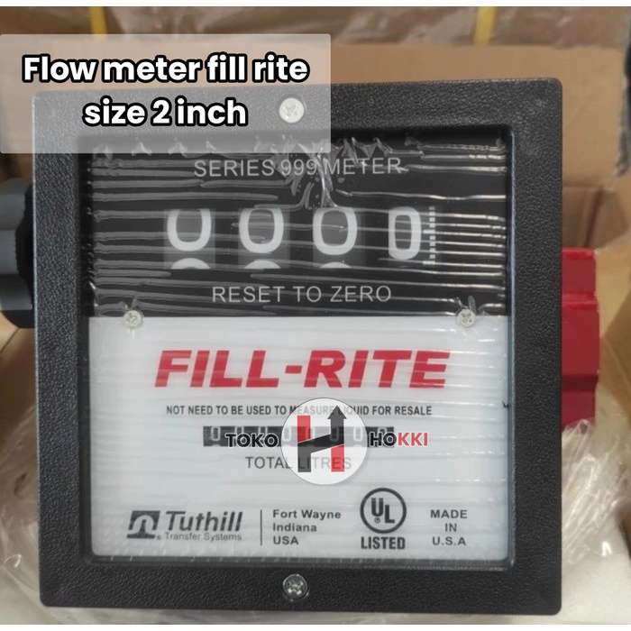 Jual FLOW METER FILL RITE 2 INCH INCHI / FLOW METER SOLAR 2 INCH INCHI ...