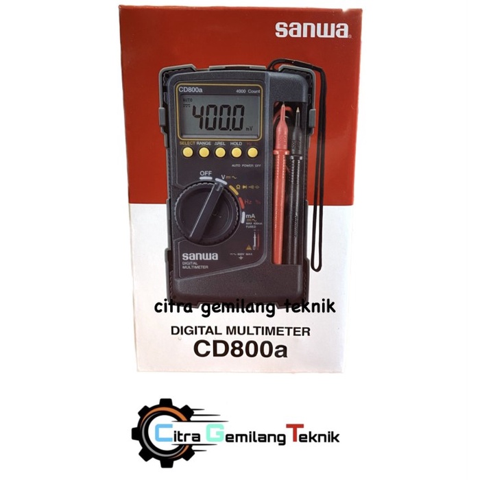 Jual MULTI TESTER DIGITAL SANWA CD800A DIGITAL MULTIMETER JAPAN ...