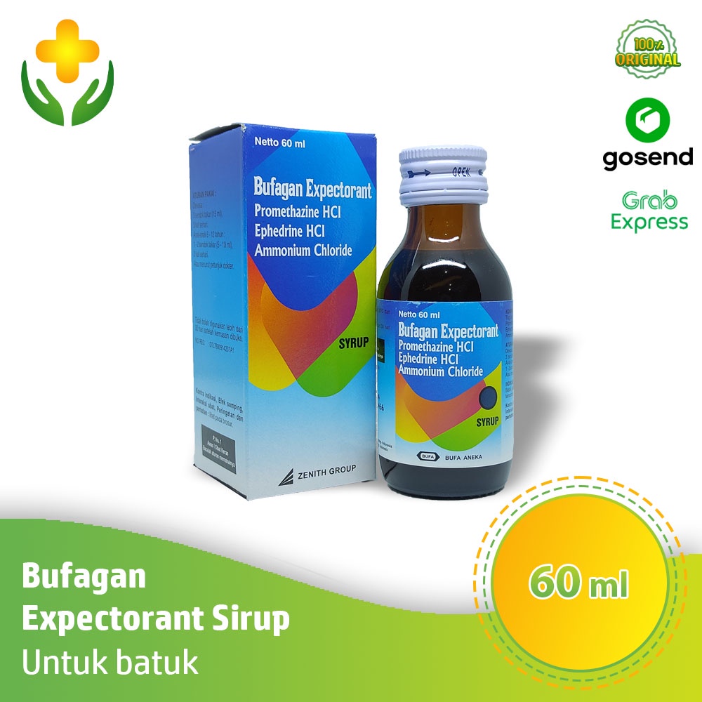 Jual JF7 BUFAGAN ECTORANT SIRUP 60 ML OBAT BATUK BEHAK JWD | Shopee ...