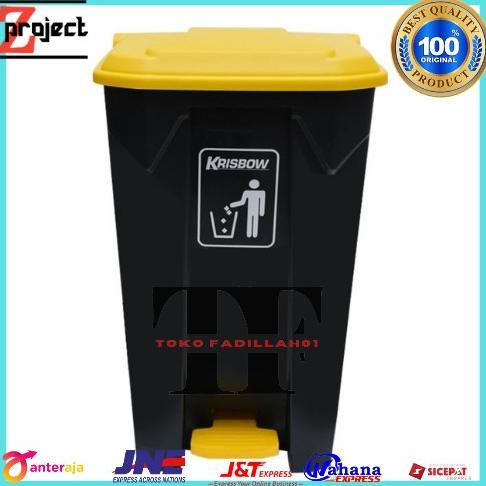 Jual Krisbow Tempat Sampah Plastik Dengan Pedal Injak 100 Liter Tong Sampah Linda.Olshop08 ...