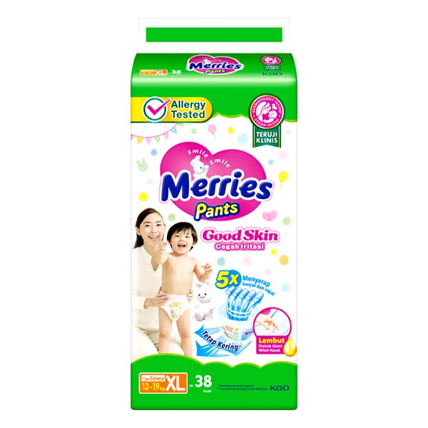 Jual MERRIES PANTS GOOD SKIN XL 38 PCS - POPOK | Shopee Indonesia