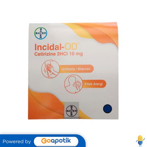 Jual INCIDAL-OD 10 MG STRIP 4 KAPSUL | Shopee Indonesia