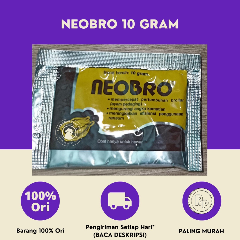 Jual Neobro 10 Gram (Vitamin Ayam Pedaging) | Shopee Indonesia