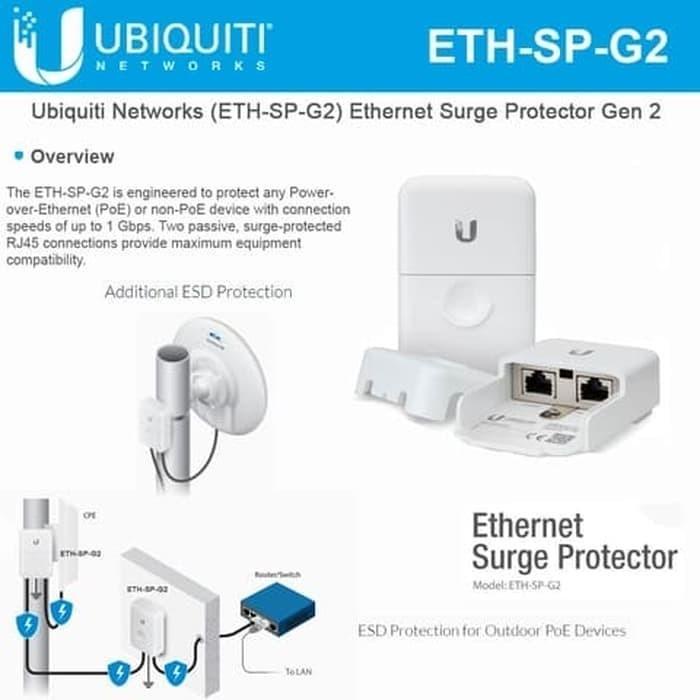 Jual Ubiquiti Eth-Sp-G2 Gen2 Ethernet Surge Protector For Outdoor ...