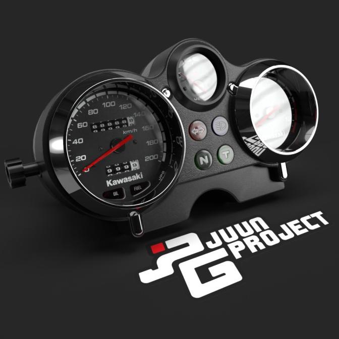 Jual Panel Speedometer Custom NINJA 150 R / SS | Model KOSO rx2nr ...
