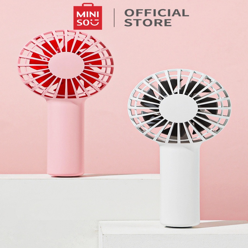Jual Fresh MINISO Kipas Mini 1200mAh Mini Fan Pengisian USB 3 Kecepatan ...
