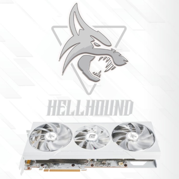 Jual POWERCOLOR HELLHOUND SPECTRAL WHITE RADEON RX 6700 XT 12GB GDDR6 ...