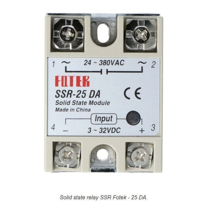 Jual Solid State Relay SSR-40DA 40A/250V 3-32VDC/24-380VAC | Shopee Indonesia