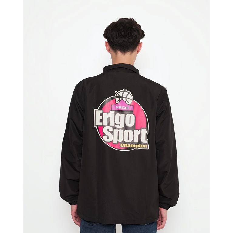 Jual Erigo Coach Jacket Spoelstra Black | Shopee Indonesia