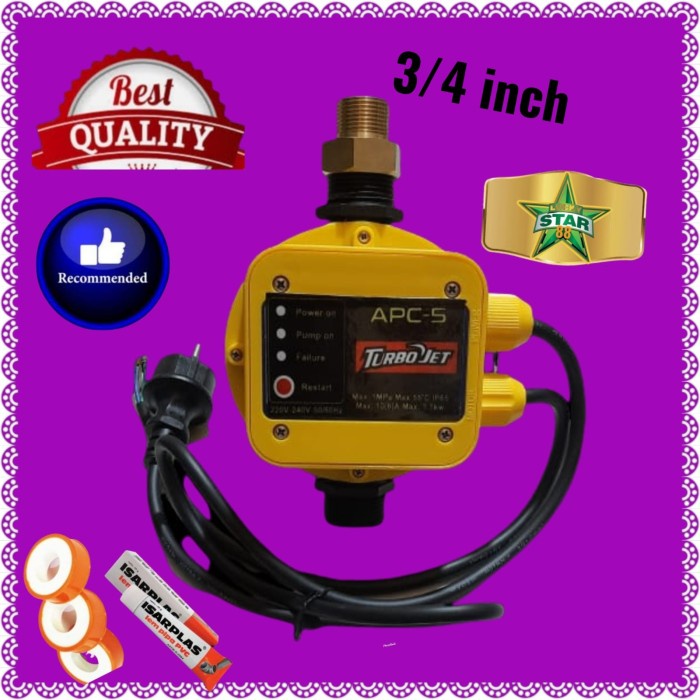 Jual Automatic pressure control APC Otomatis pompa air WASSER Pbmh 50 60 90 | Shopee Indonesia