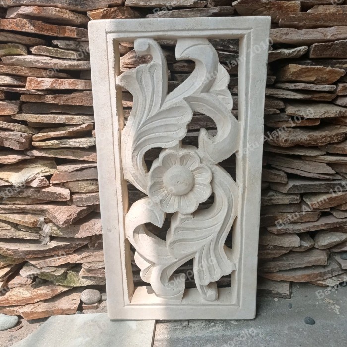 Jual Batu Alam Roster Paras Ukir 30x60 cm | Shopee Indonesia