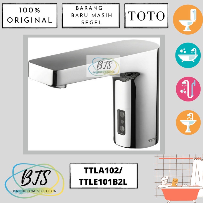Jual Kran sensor toto TTLA102 / TTLE101B2L Kran wastafel sensor ...