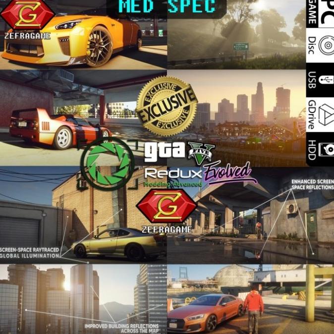 Jual Gta V Redux / Gta 5 Redux Plus Mods Pack By Zefragame (Cd Dvd Game ...