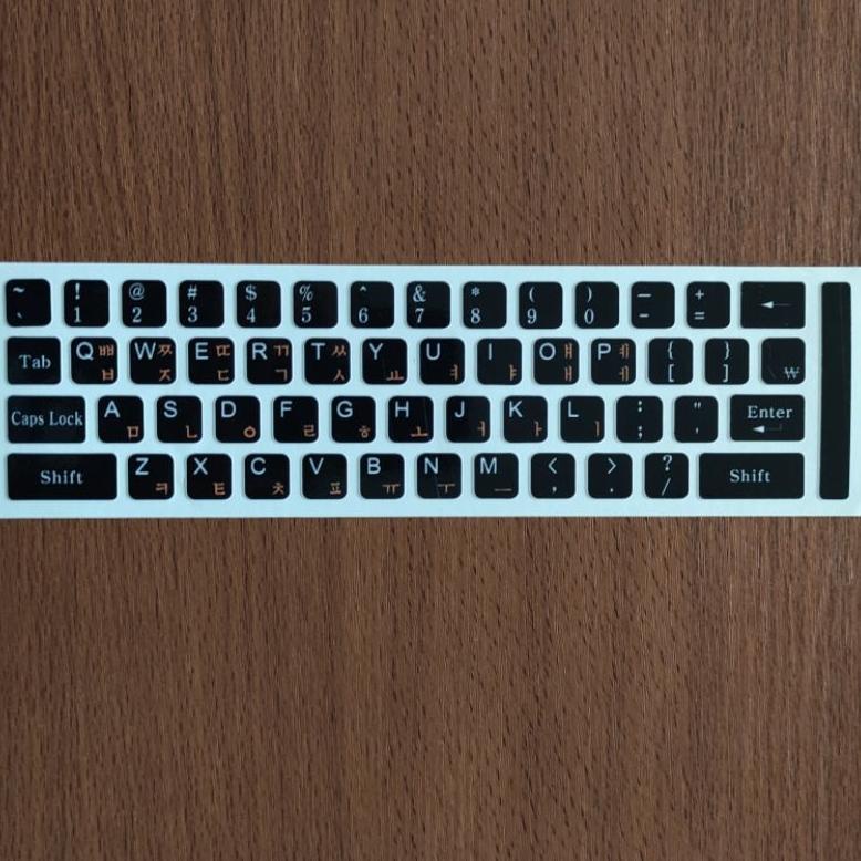 Jual Terbaik Stiker Keyboard Korea Hangul / Hangeul Kyx | Shopee Indonesia