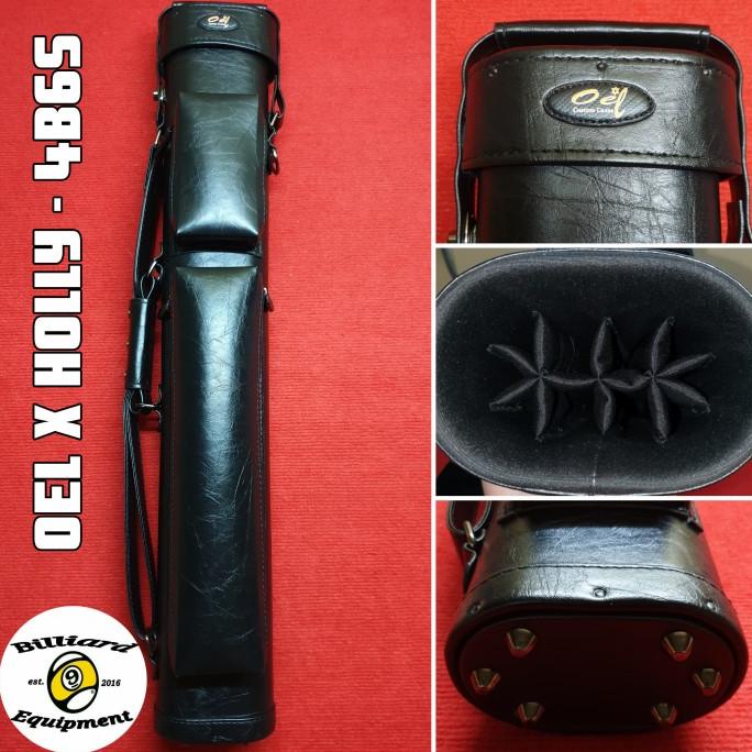 Jual Oel X Holly Cue Case 4x6 - Black Leather | Tas Billiard Custom ...