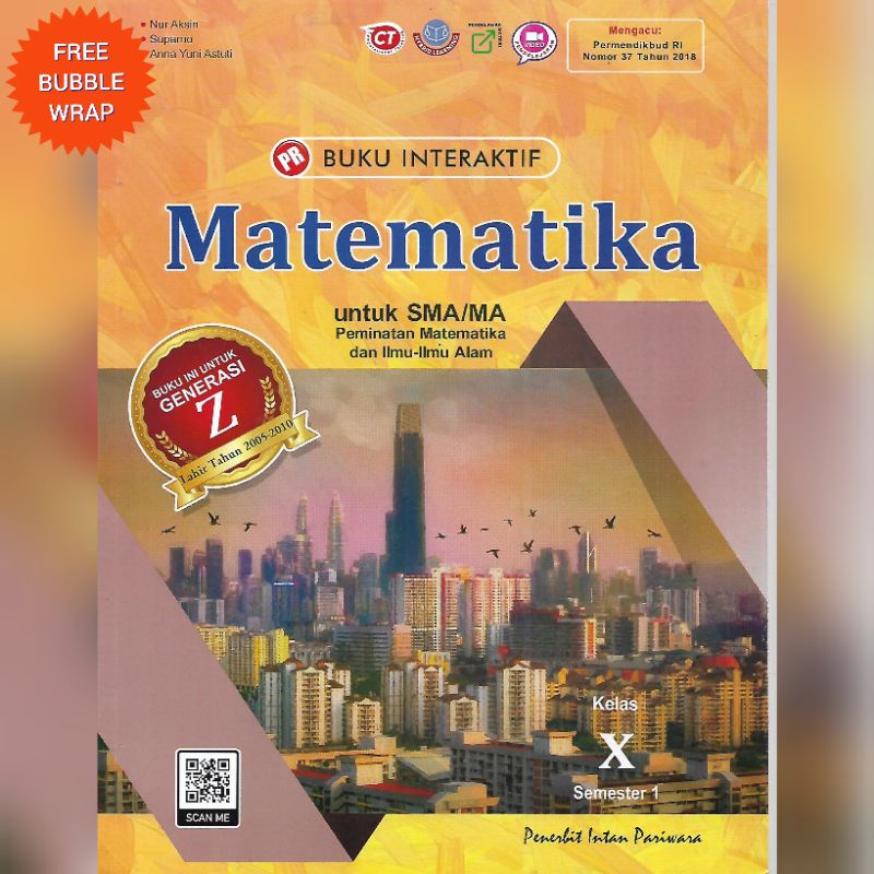 Jual BUKU LKS PR INTERAKTIF MATEMATIKA PEMINATAN KELAS 10 SEMESTER 1 TAHUN 2023 PENERBIT INTAN ...